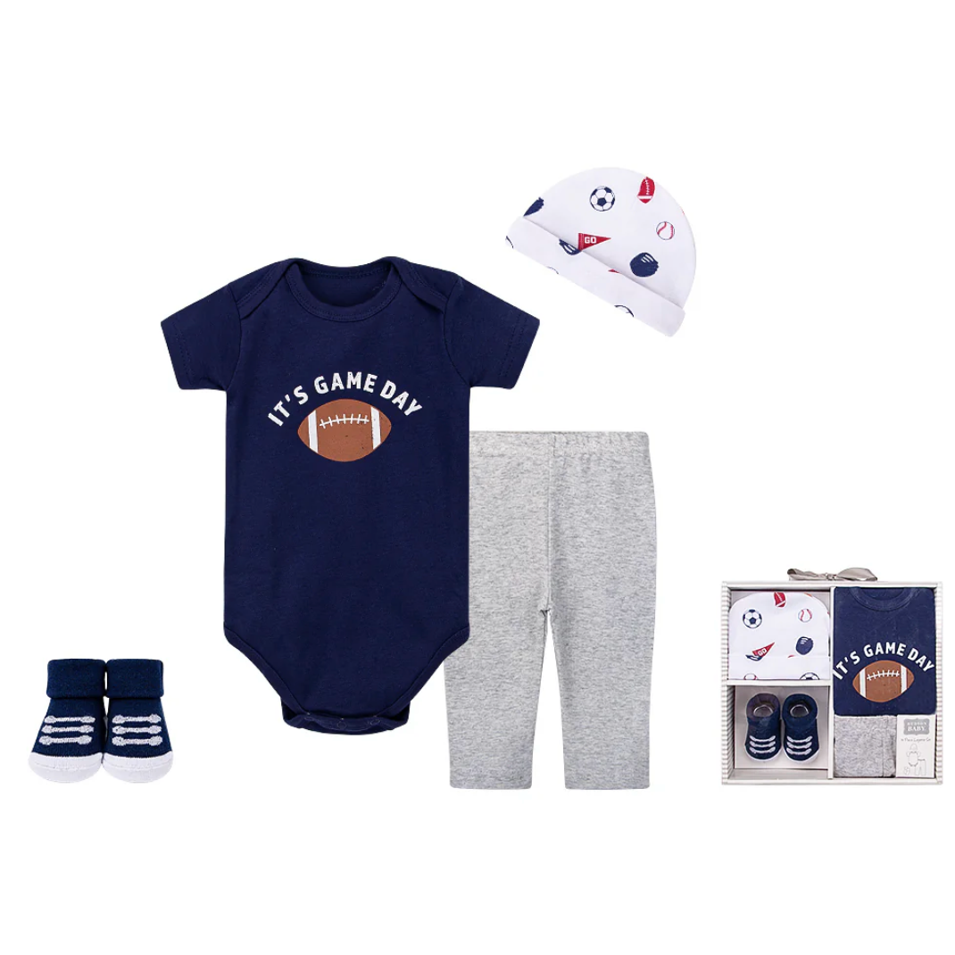 4 Piece Baby Layette Giftset – Kiddy Palace