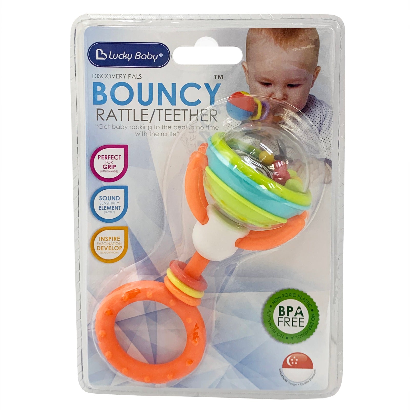 Bouncy™ Rattle & Teether – Kiddy Palace