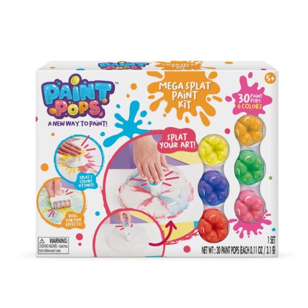 Paint Pops - 6-col Mega Splat Paint KIt – Kiddy Palace